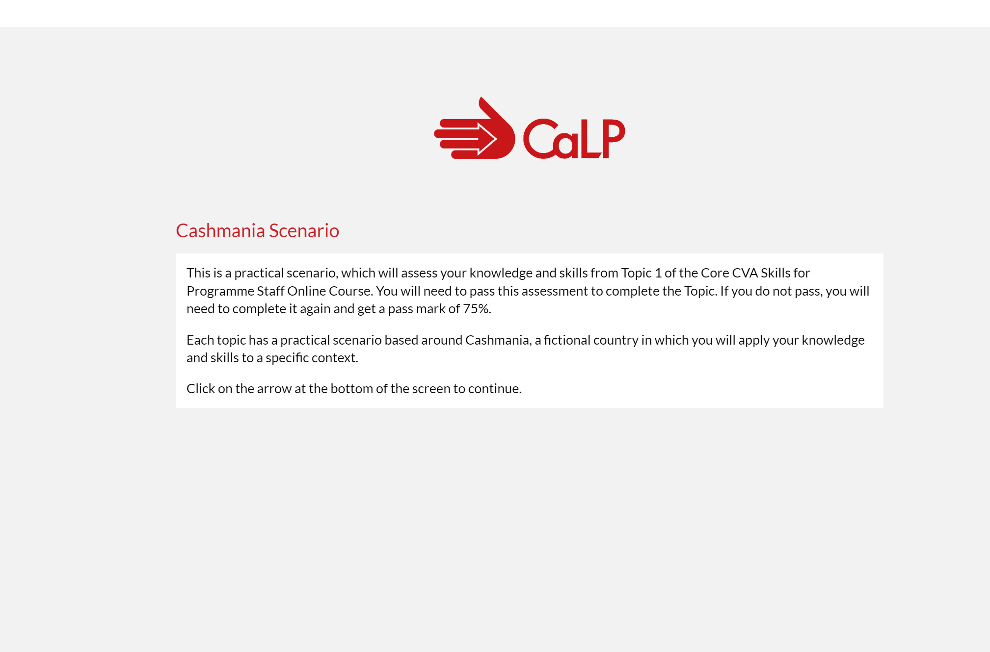 Cash and Voucher Assistance (CALP) - Austen Shand